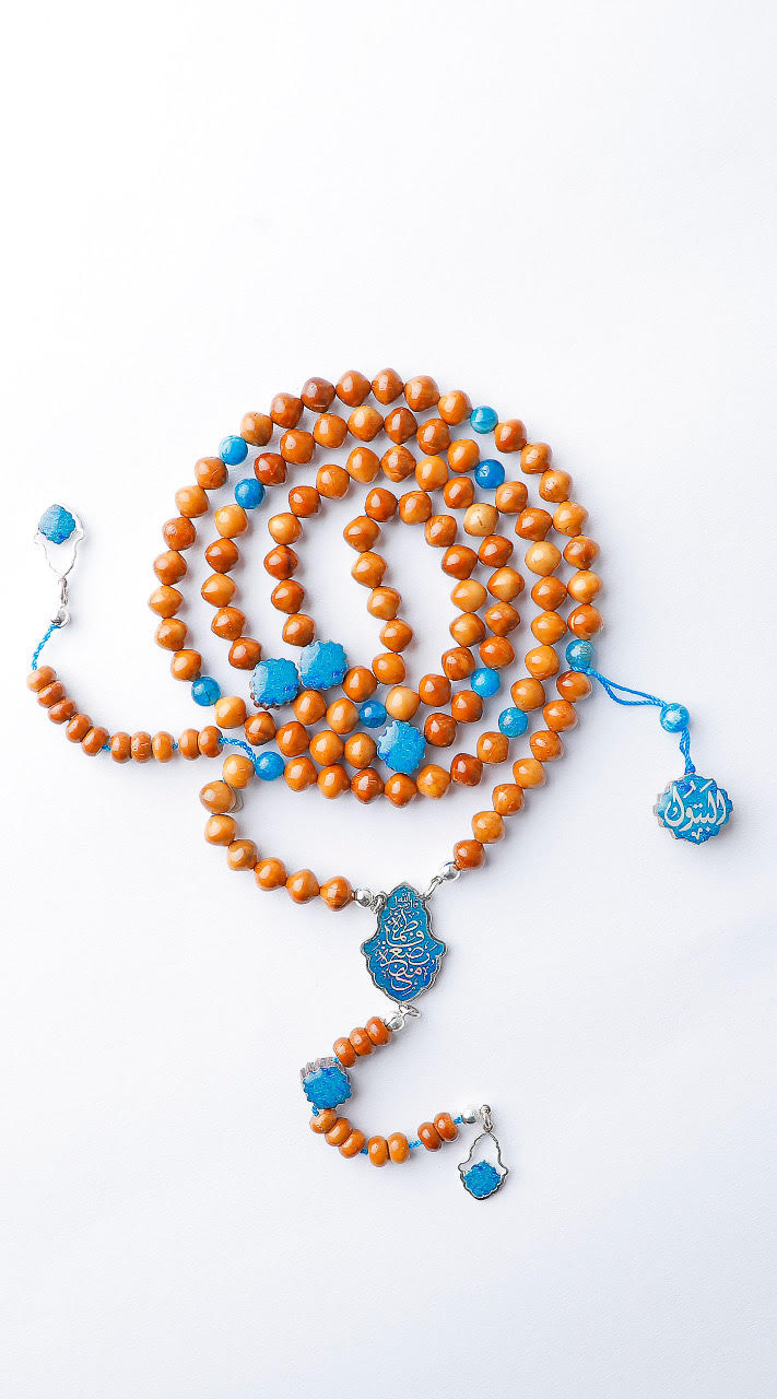 99 Beads Kouk wood ebony stone & Fayrouz Rosary – Alsebhaa Shop